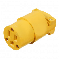Cathelle 3-Wire Female Connector - 15A - Plastic / 6503
